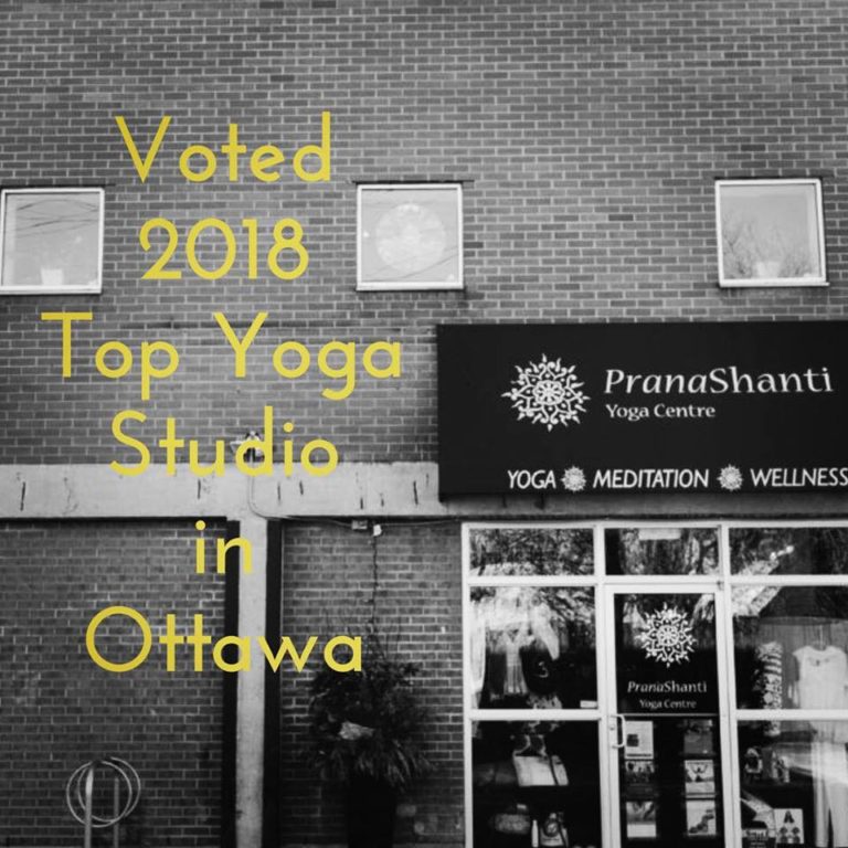 2018 Top Yoga Studio in Ottawa - PranaShanti